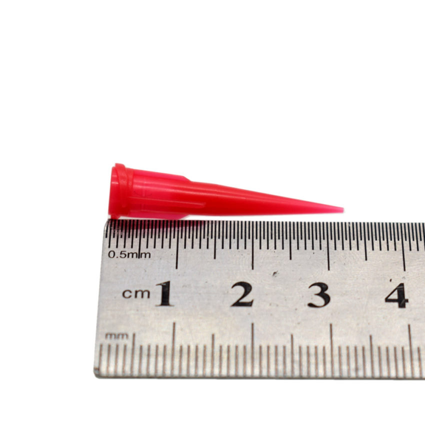 6000pcs 25G Red Plastic Tapered Dispensing Tips - Bigbong Glue Mall