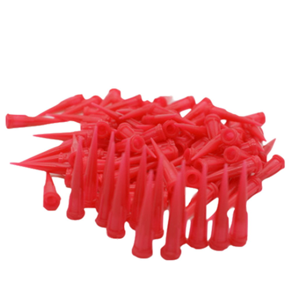 1000pcs 25G Red Plastic Tapered Dispensing Tips - Bigbong Glue Mall