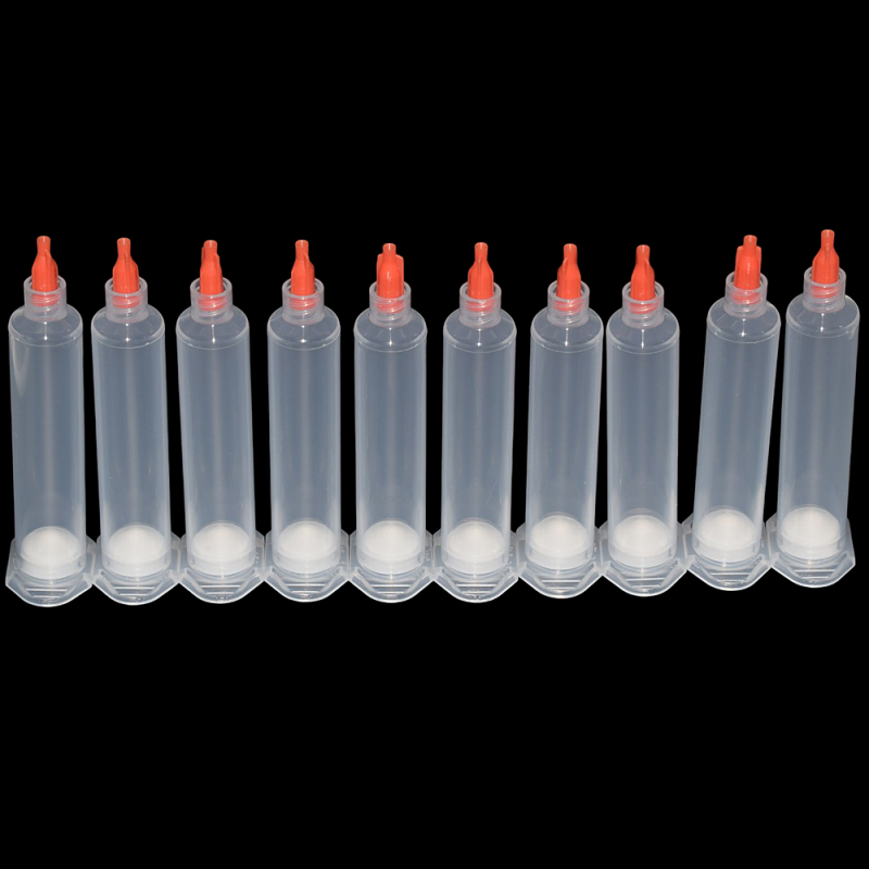 10pcs Glue Dispensing 10ml Industrial Syringe Tube Glue Adhesives ...