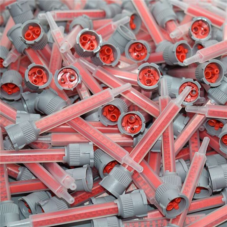 500 Pieces AB Glue Mixed Tube 10:1 Mixing Nozzles Dual Cartridge Square ...